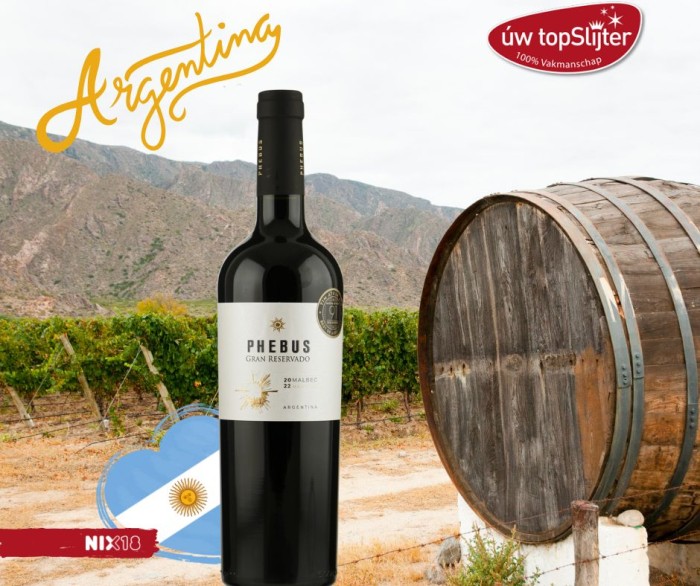 PHEBUS Gran Reserva Malbec Mendoza - Hullen - úw topSlijter